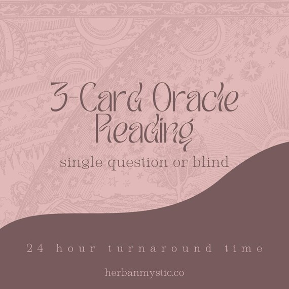 3-card ORACLE Reading - Etsy