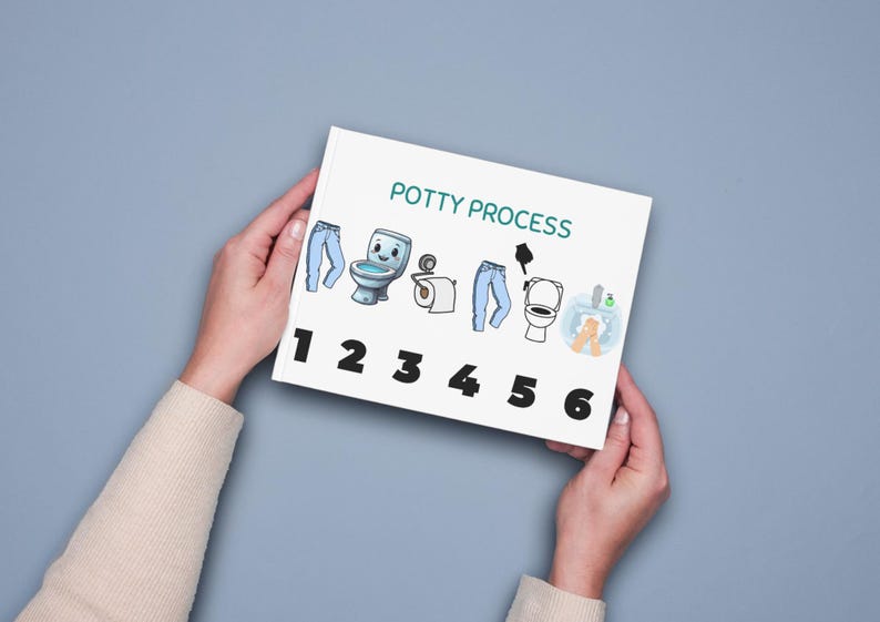 Potty Training Chart, Potty Chart for Girls and Boys, Potty Training ...