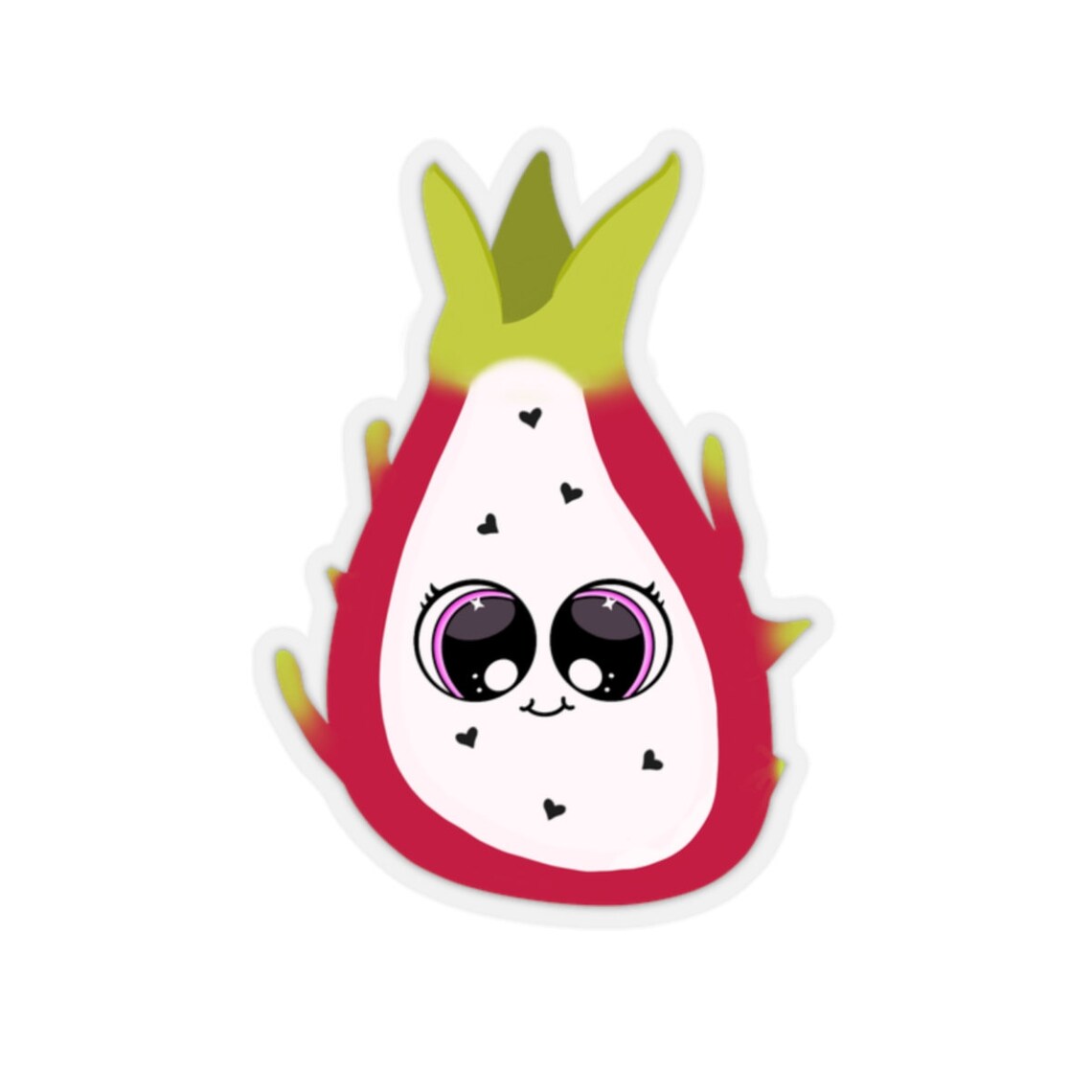 Kawaii Dragon Fruit Sticker, Cute Pitahaya, Laptop Decal - Etsy