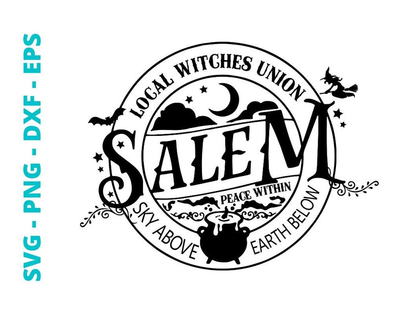 Salem Local Witches Union Peace Within Sky Above Earth Below - Etsy