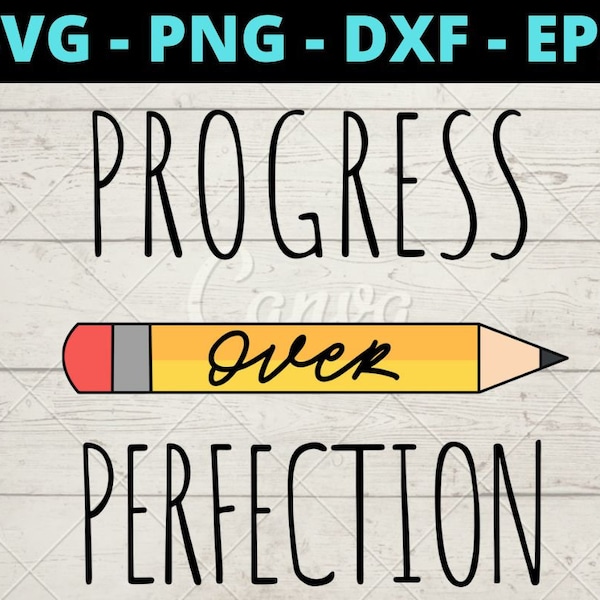 Progress Perfection - Etsy