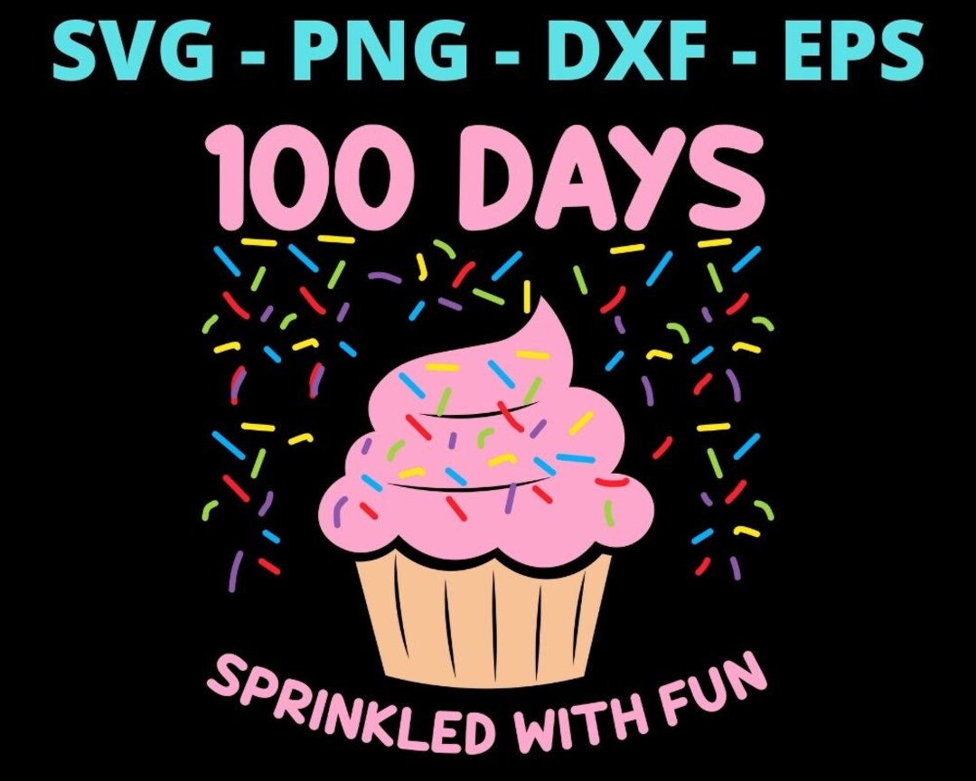 100 Days Sprinkled With Fun Sprinkles Cupcake School 100 Days of School ...