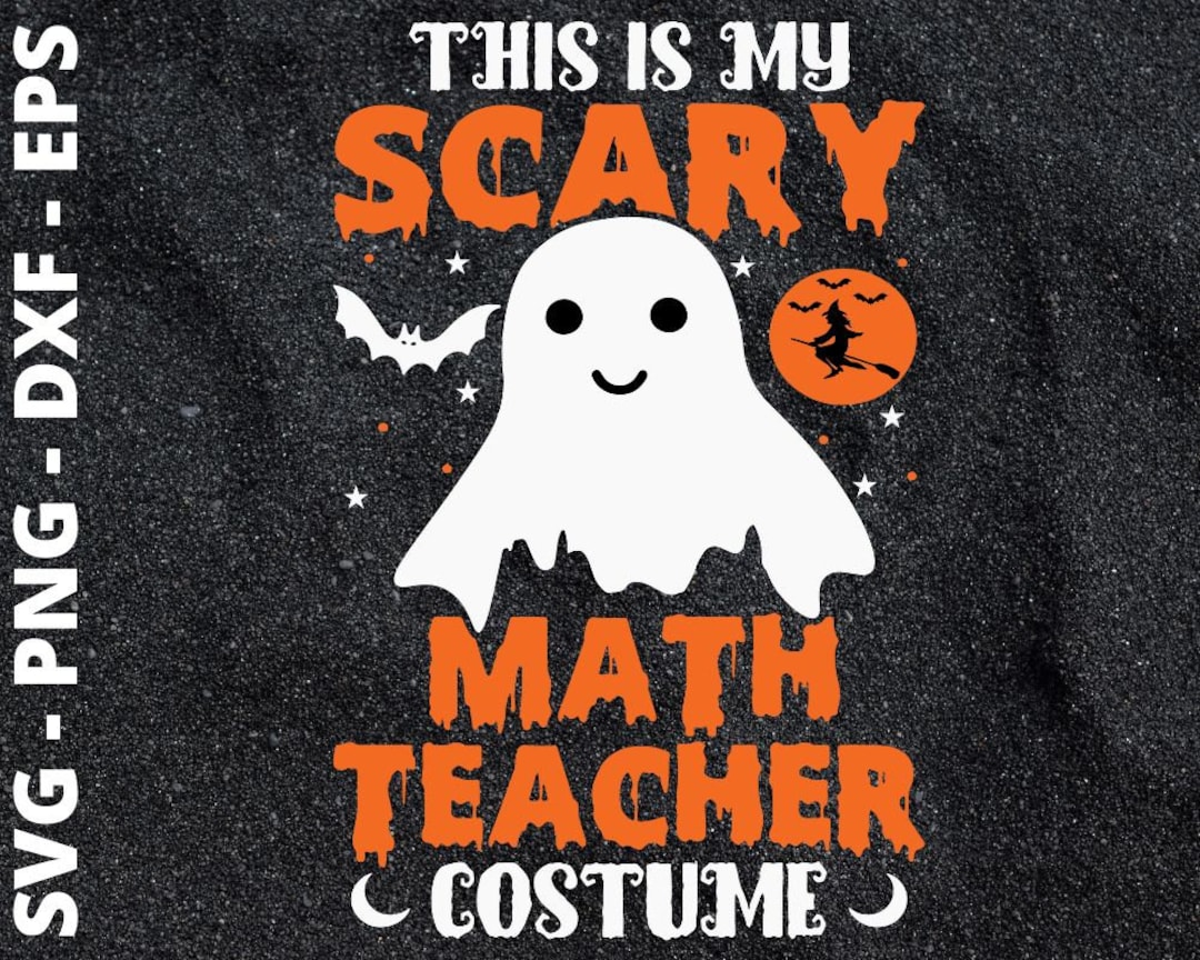 This is My Scary Math Teacher Costume Funny Teacher Halloween - Etsy