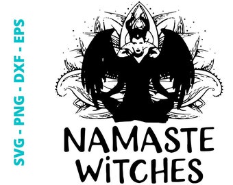 Namaste Witches SVG Digital Download Comes With Svg, Png, and Jpg Files ...