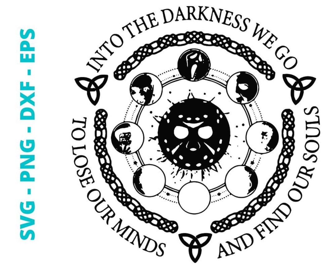 Into the Darkness We Go to Lose - Etsy