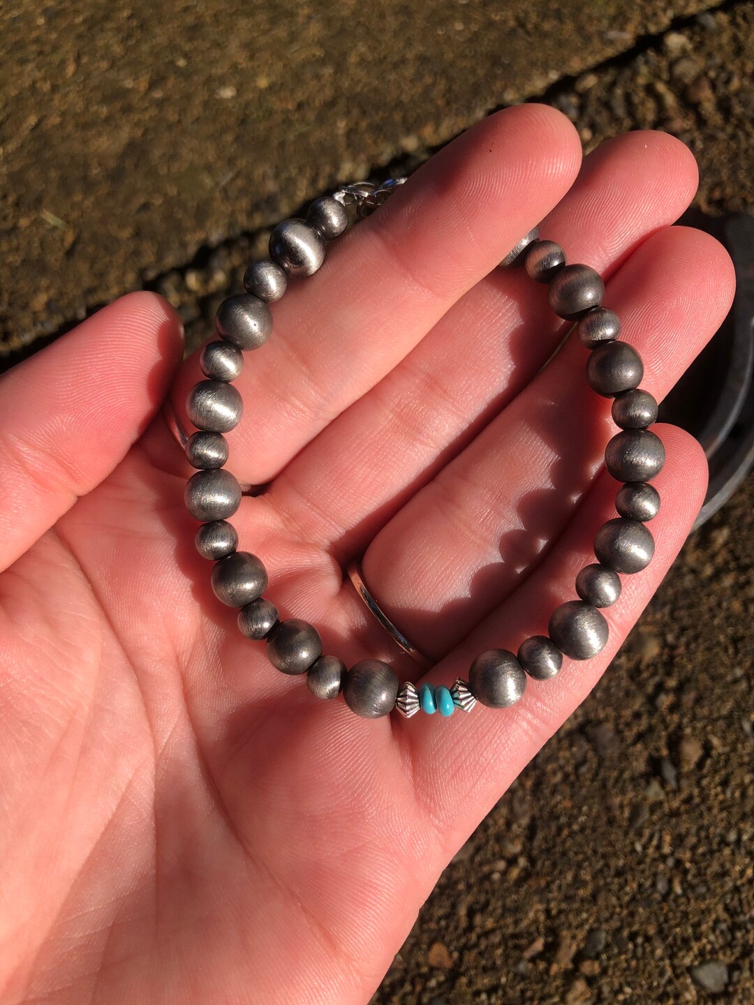 Nose on the Grindstone Navajo Pearl Bracelet - Etsy