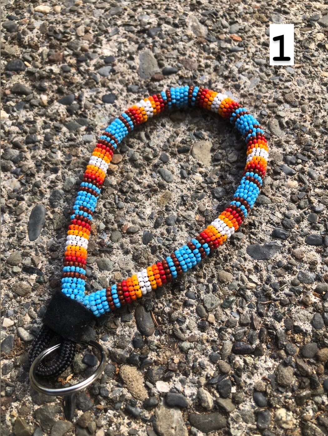 Beaded Key Chains Western/native American Inspired - Etsy