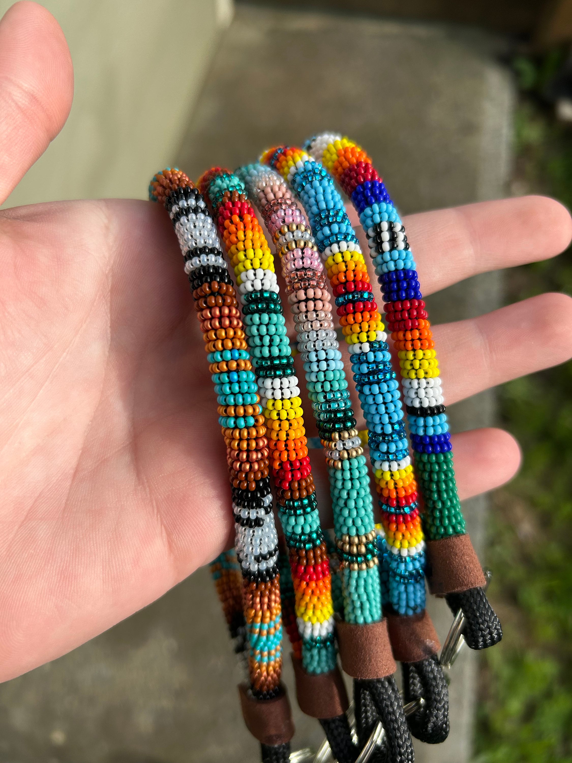 Western/native American Inspired Beaded Keychains - Etsy