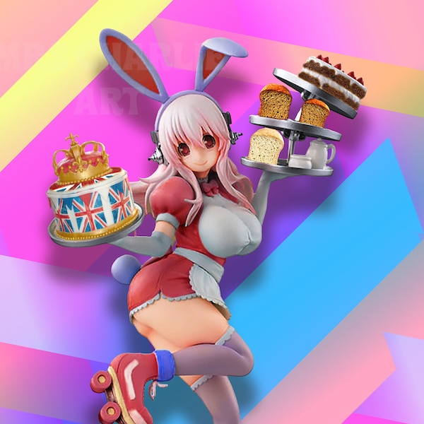 Super Sonico Figure - Etsy