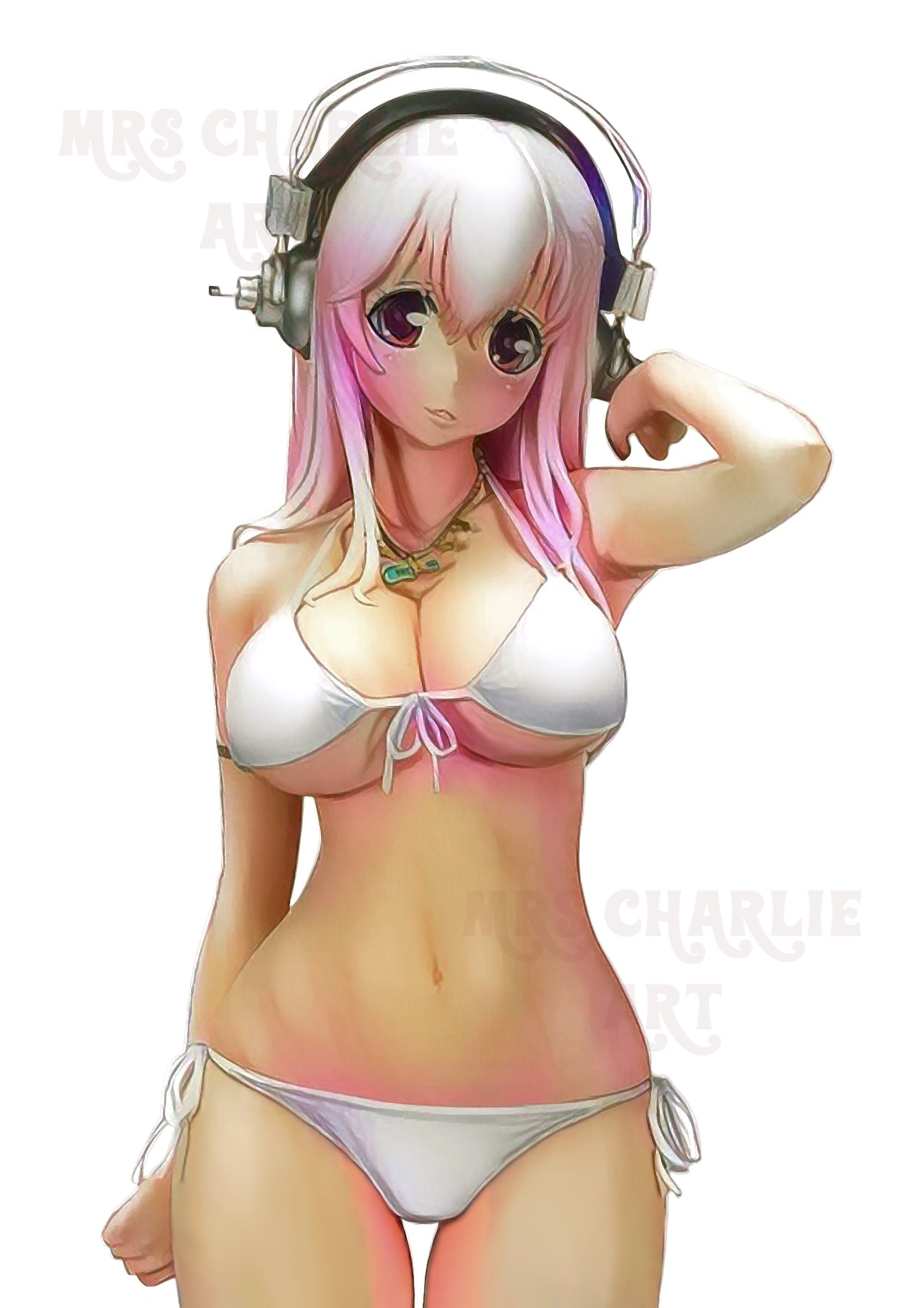 Super Sonico A4 Etsy