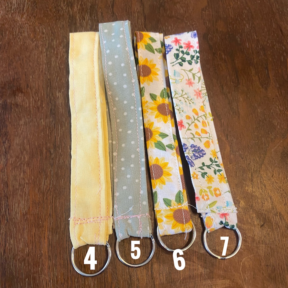 Wristlet Keychain, Fabric Key Chain, Key Ring, Unique Gift, Handmade ...