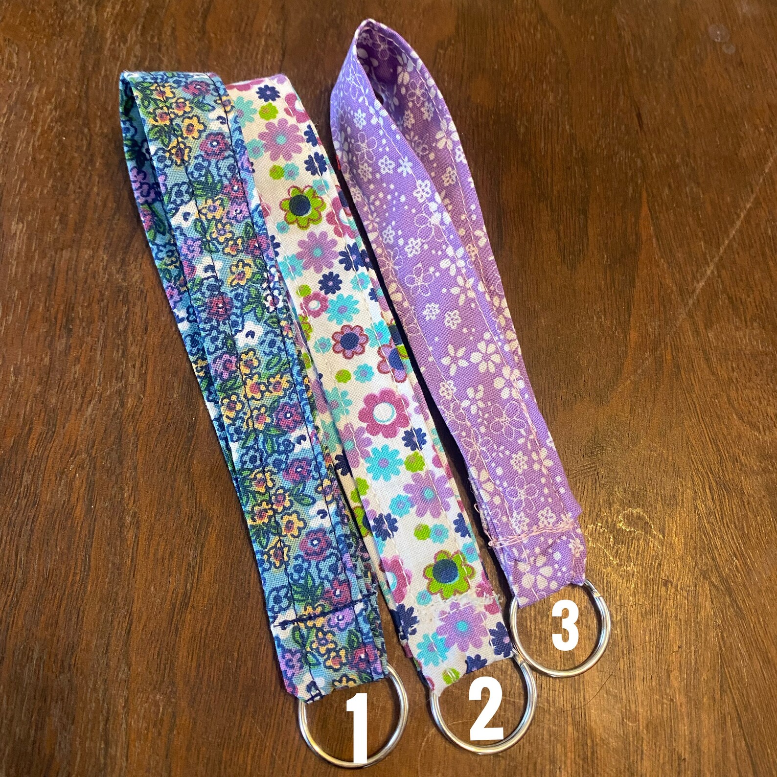 Wristlet Keychain, Fabric Key Chain, Key Ring, Unique Gift, Handmade ...