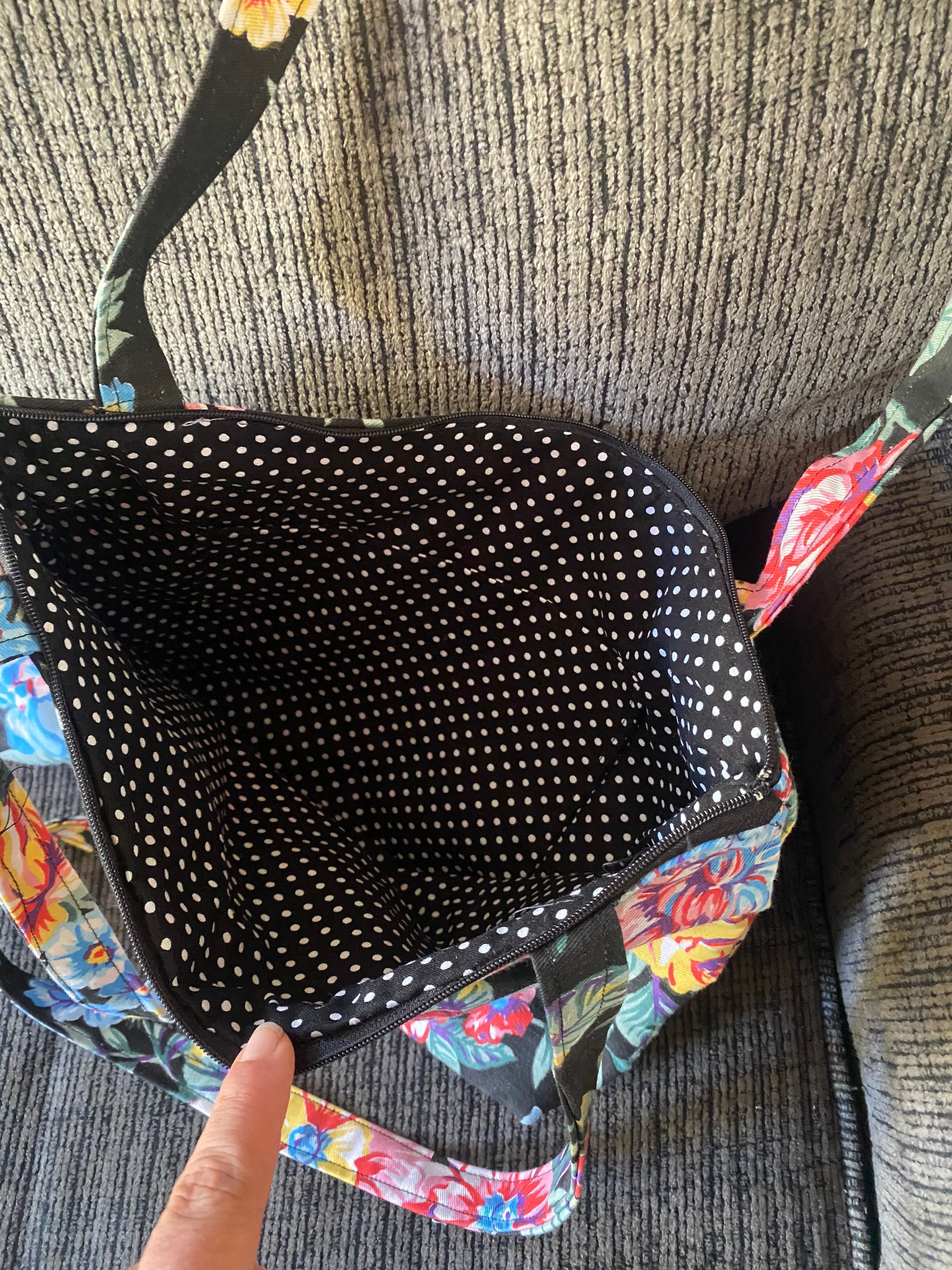 Digital PDF Pattern for Canvas Floral Handbag, Purse, Bag, Long ...