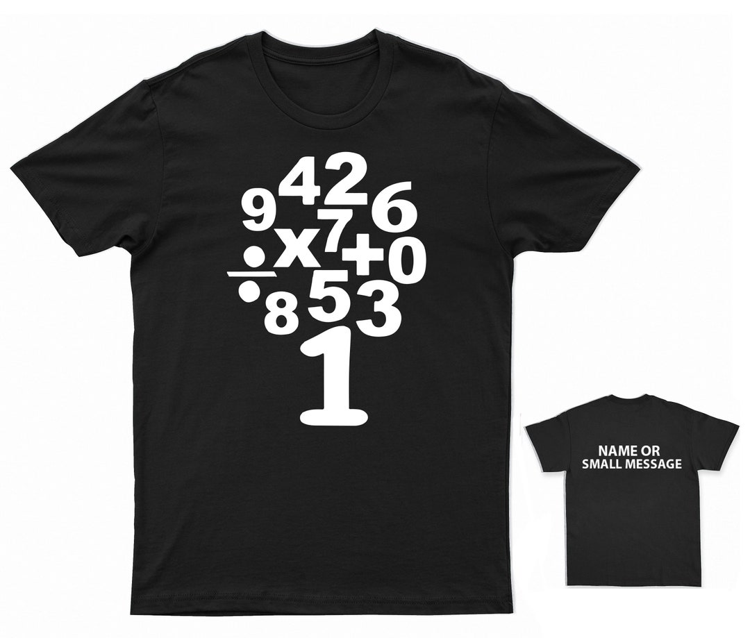 Number Day Numbers Tree Costume Idea T-shirt Numbers Maths School Kids ...
