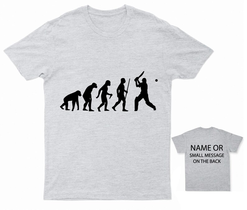 Evolution of Cricket T-shirt Funny Cricket Lover Tee Sports Evolution ...
