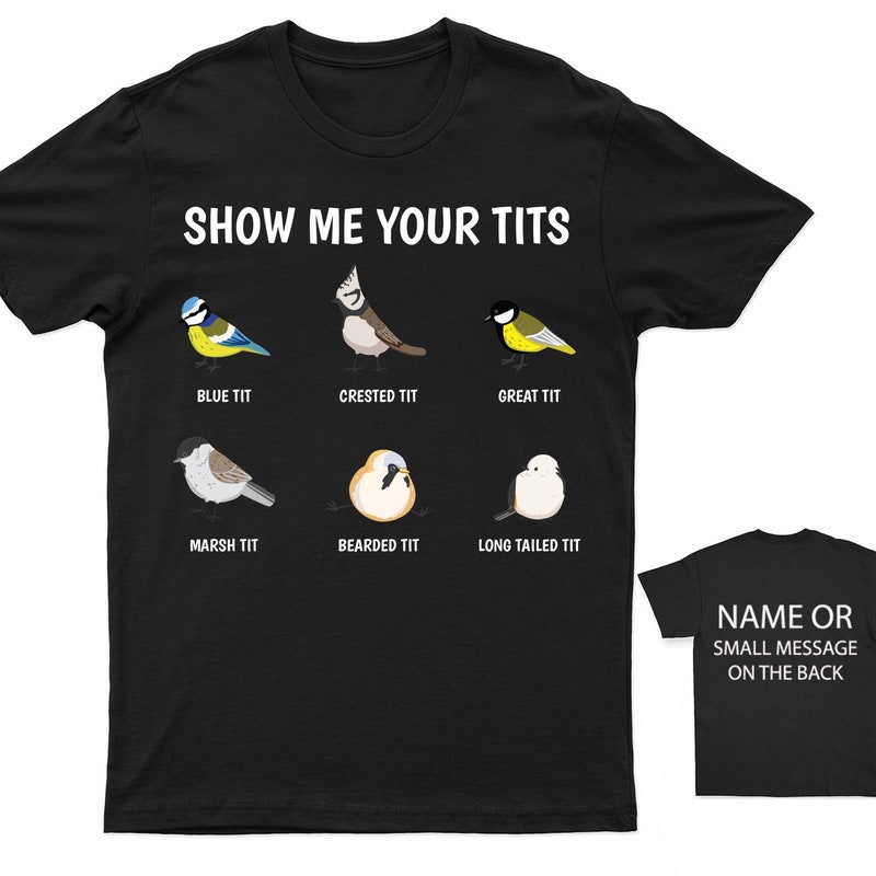 Nice Tits Bird Shirt - Etsy UK