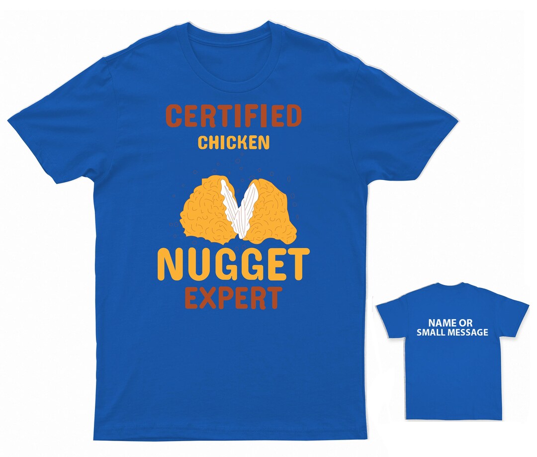 Certified Chicken Nugget Expert Kids T-shirt T-shirt - Etsy