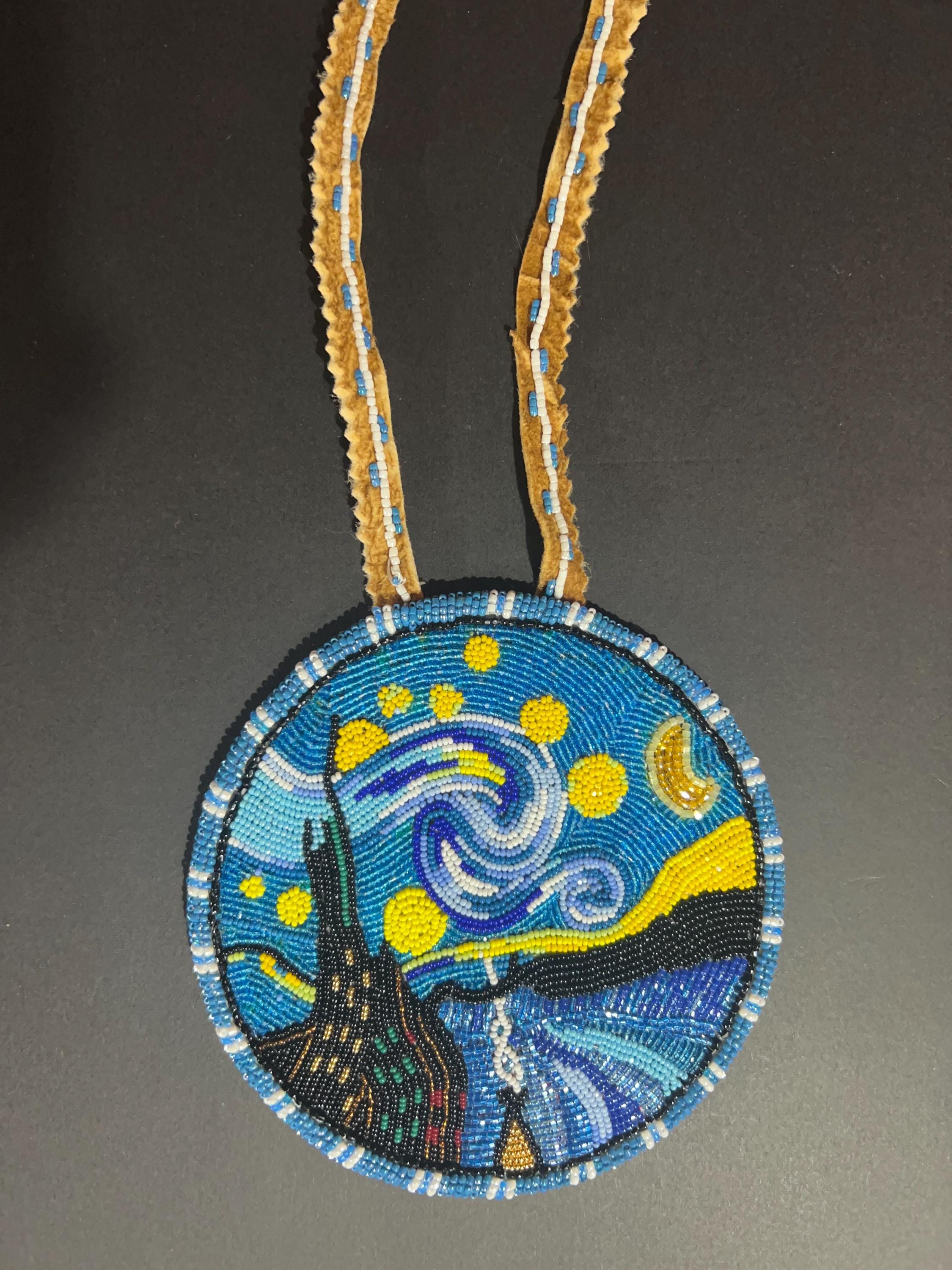 First Nations Beaded Medallion - Etsy