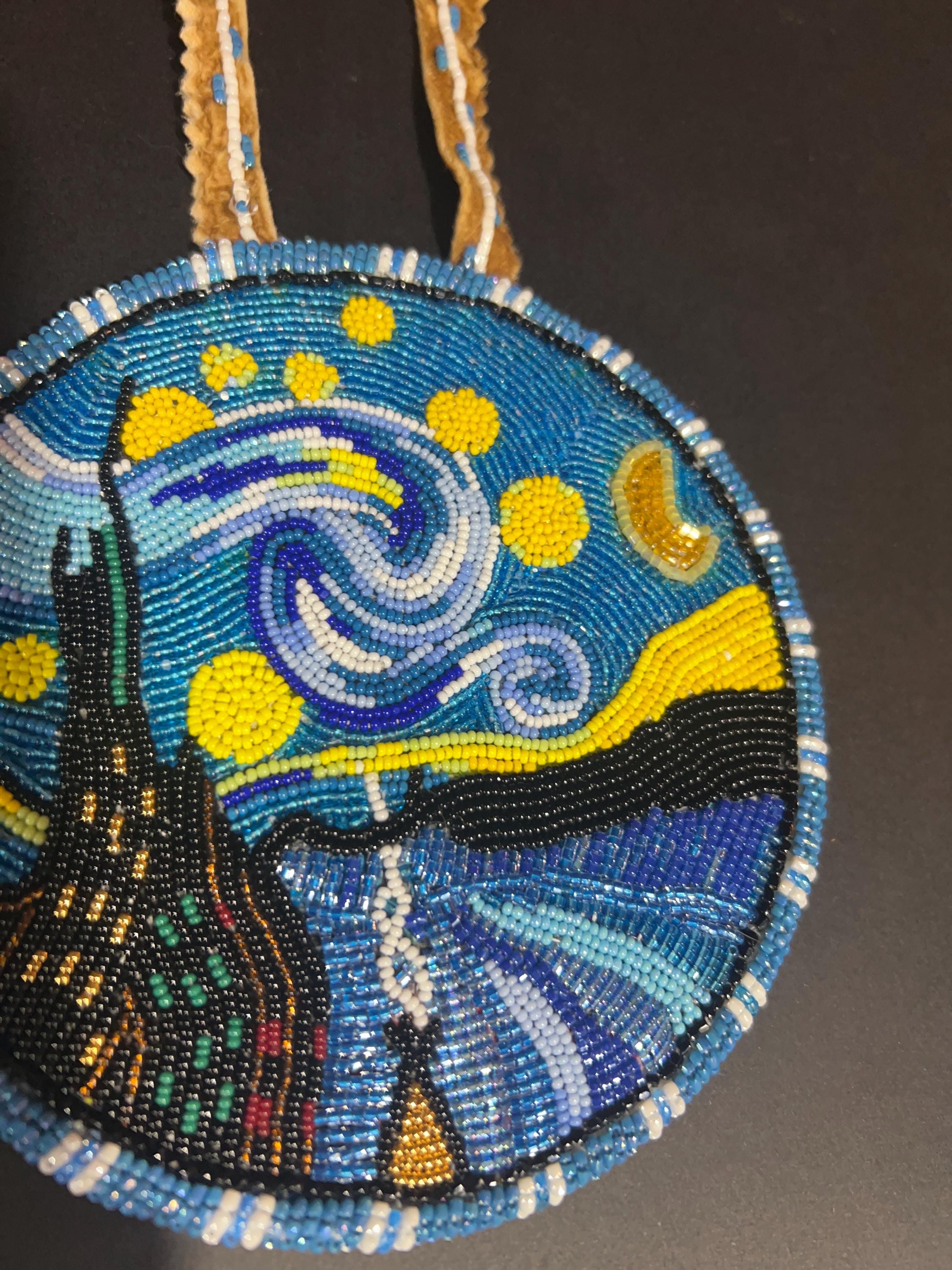 First Nations Beaded Medallion - Etsy