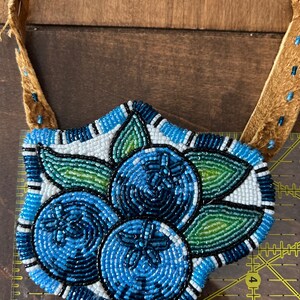 First Nations Blueberry Medallion and Earrings - Etsy