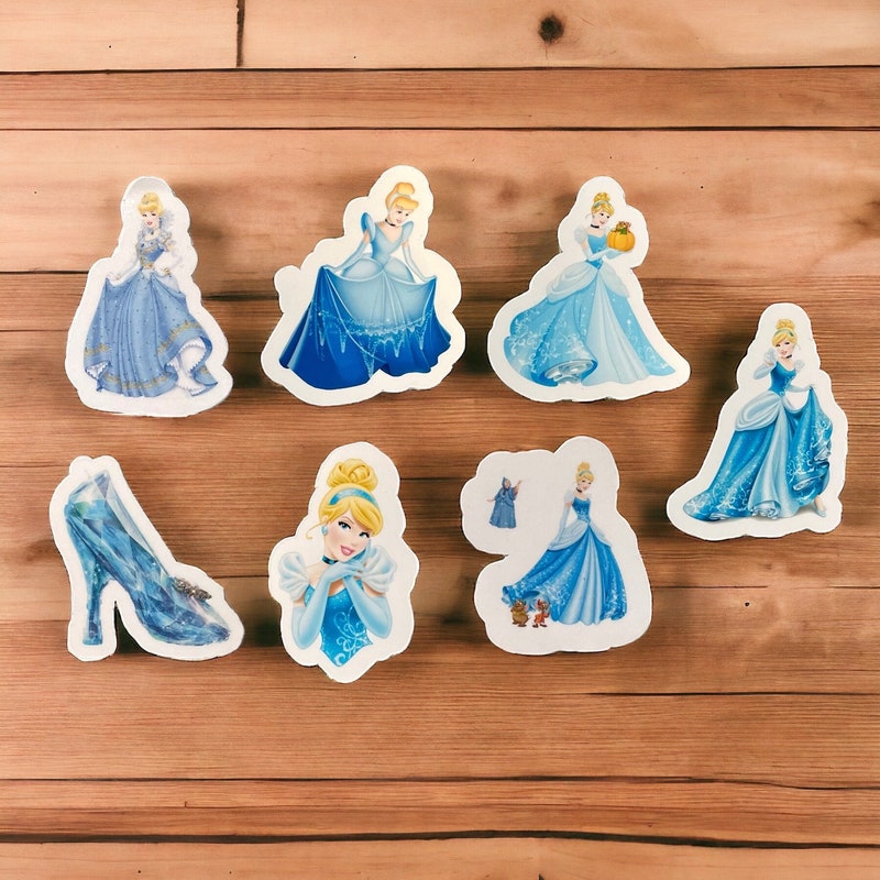 Cinderella Stickers - Etsy