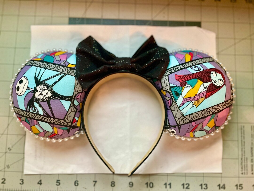 Nightmare Before Christmas, Couple Jake and Sally Mouse Ears - Etsy