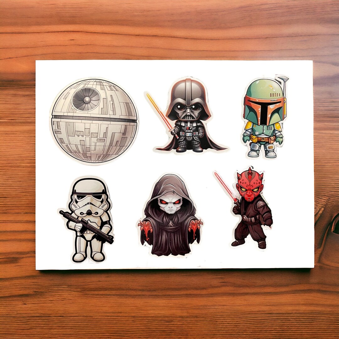Star Wars, the Dark Side, Stickers - Etsy
