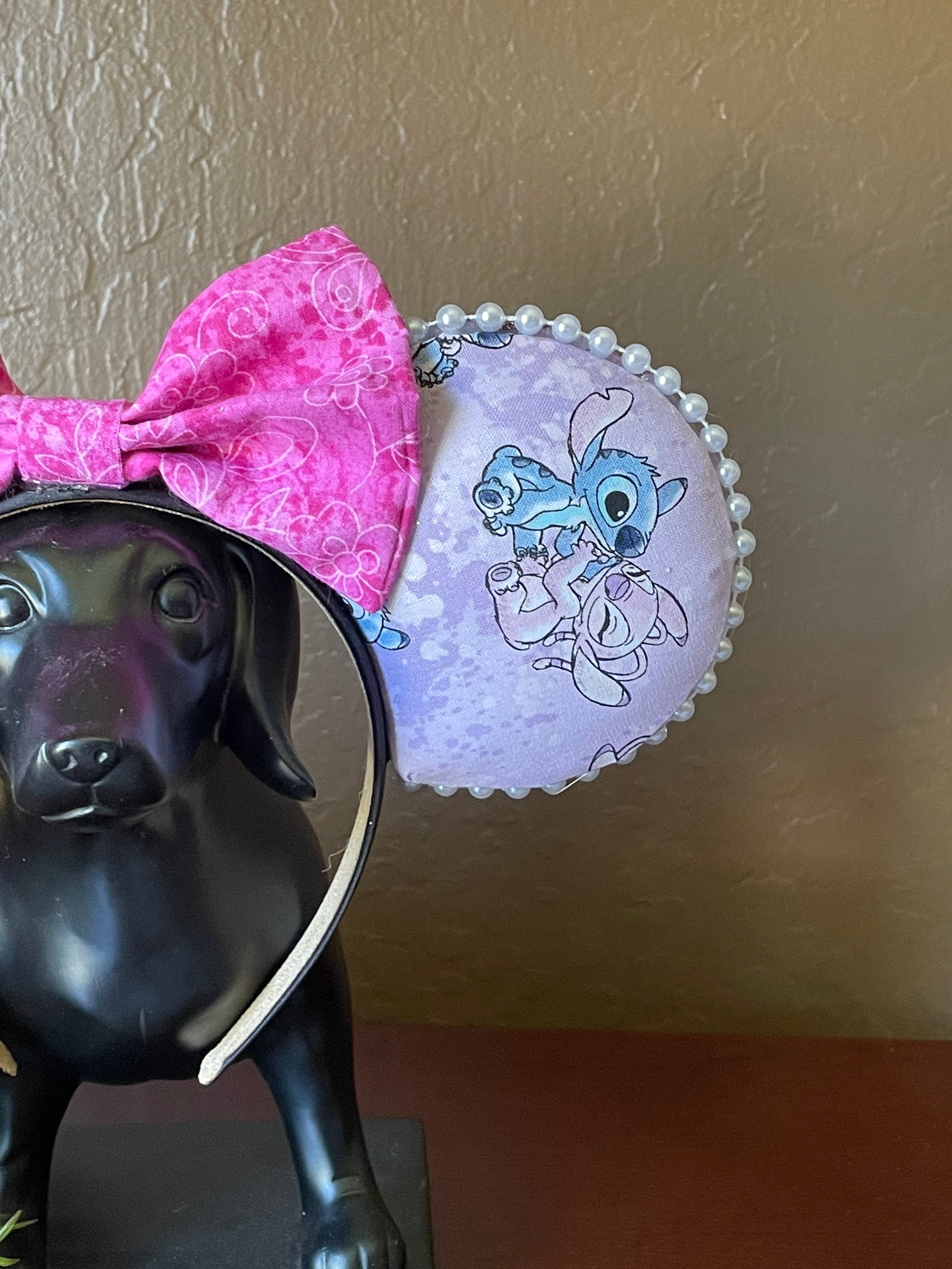 Angel and Stitch Minnie Mouse Ears - Etsy