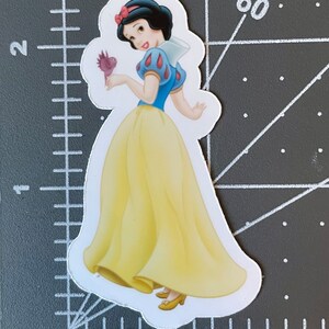 Snow White Stickers, Clear, White and Glitter - Etsy
