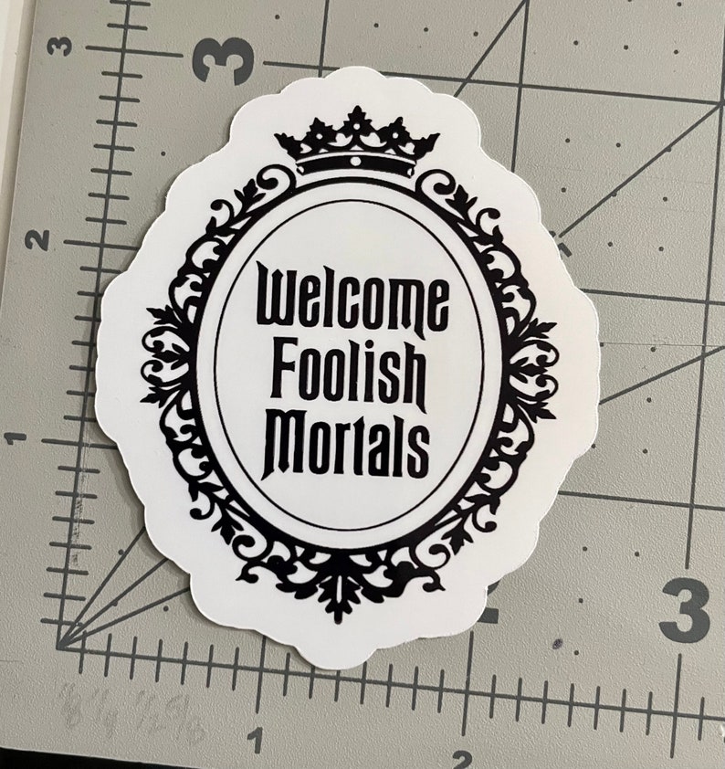 Foolish Mortal Stickers - Etsy