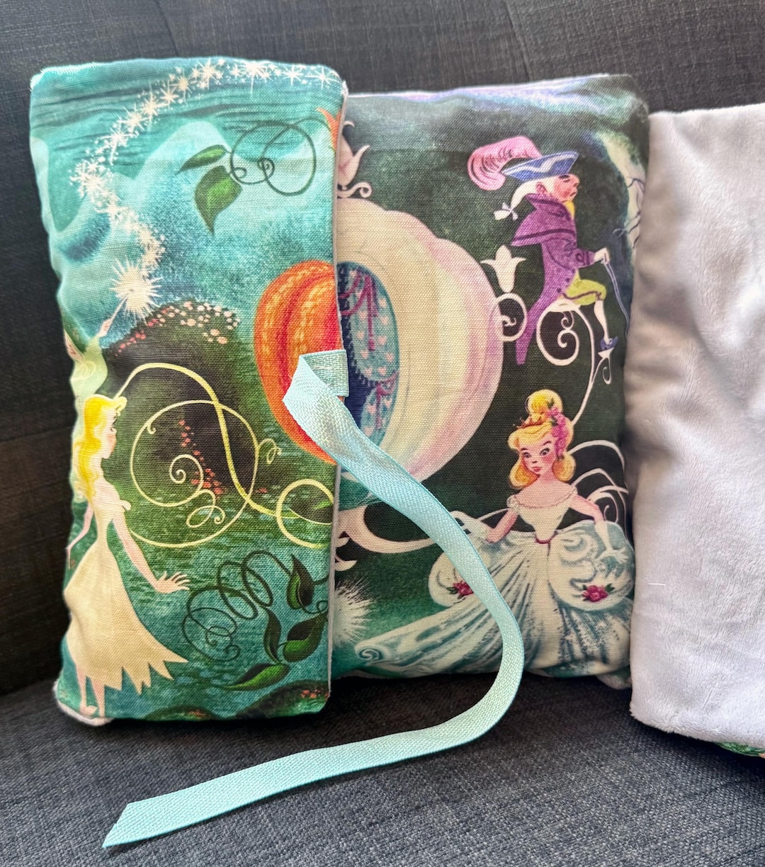 Cinderella Pillow With Hidden Pocket Book Compartment: Fairy Tale Home ...