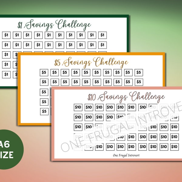 5 Dollar Challenge - Etsy