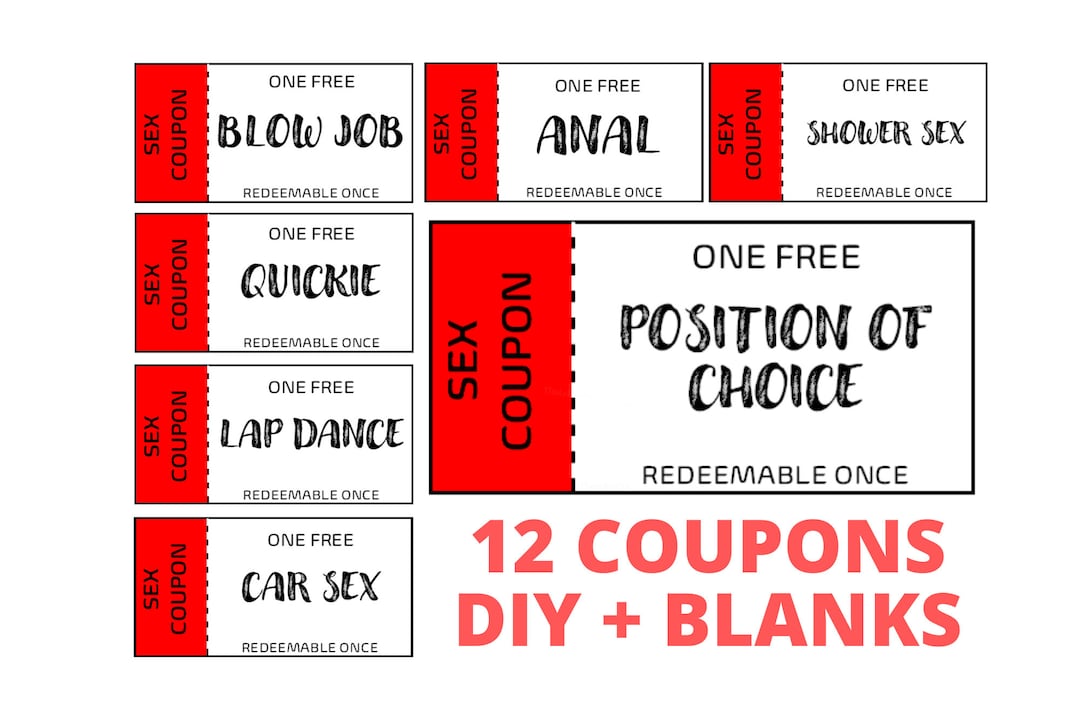 DIY Sex Coupon Book Downloadable Sexy Vouchers Boyfriend/husband's ...