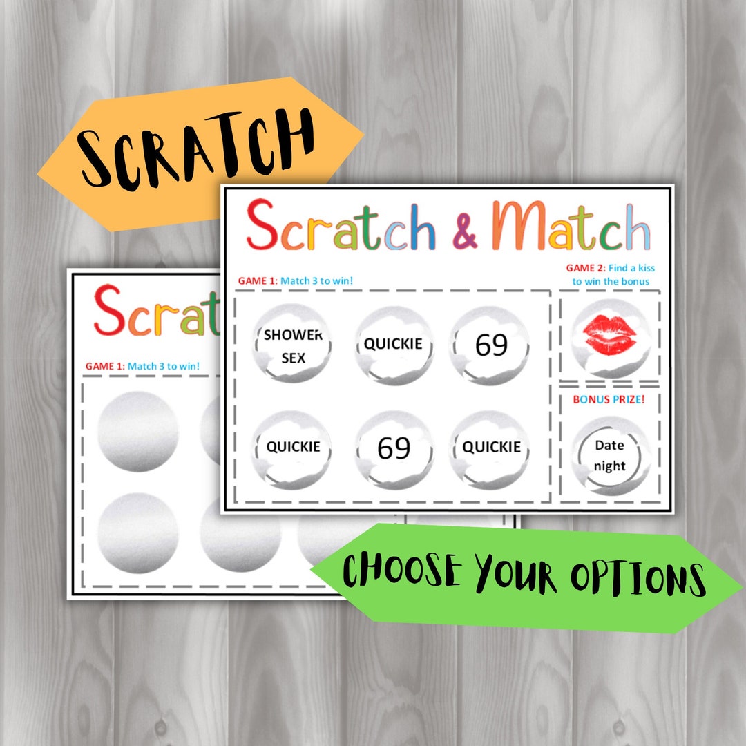 Scratch & Match - Scratch Card for Him or Her - Boyfriend Girlfriend ...