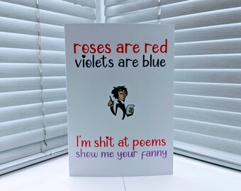 Funny Valentine Poem | Etsy UK