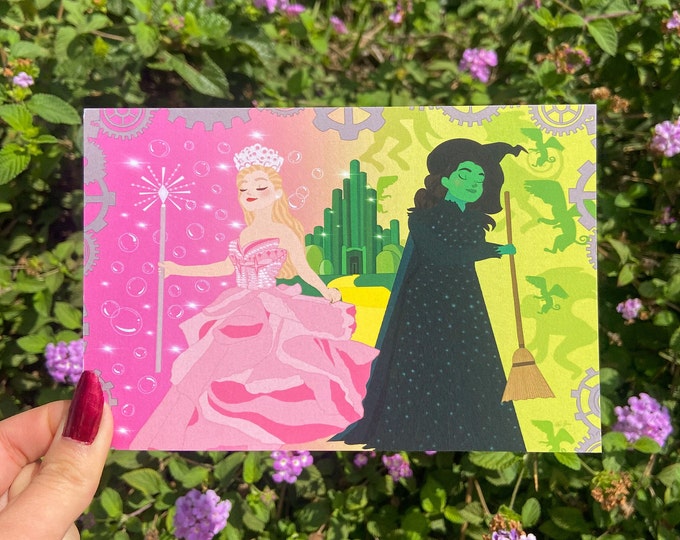 Broadway's Wicked Musical Postcard Art Print - Etsy