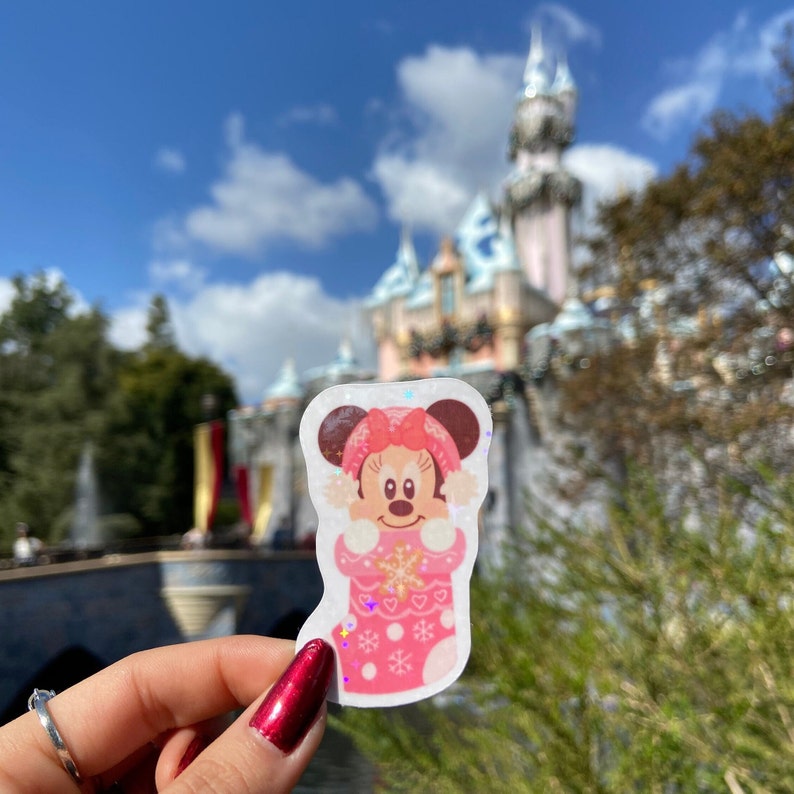 Disney Christmas Stickers Mickey and Friends Stockings - Etsy