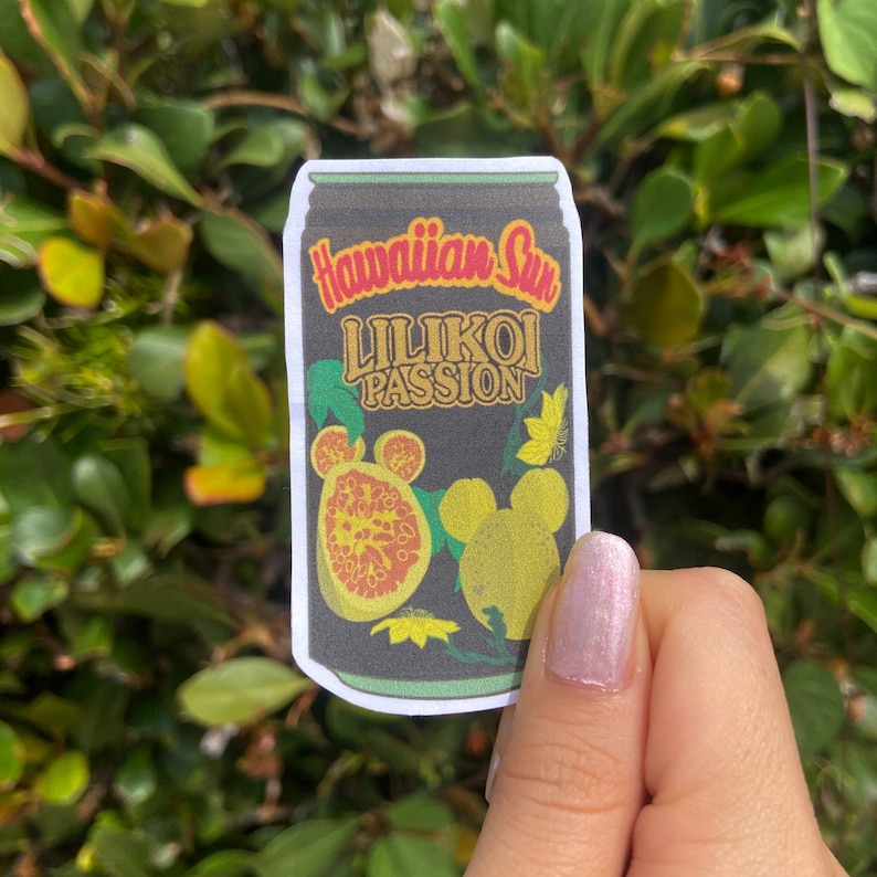 Hawaiian Sun Juice Inspired Sticker - Hidden Mickey Disney Sticker ...