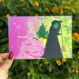 Broadway's Wicked Musical Postcard Art Print - Etsy
