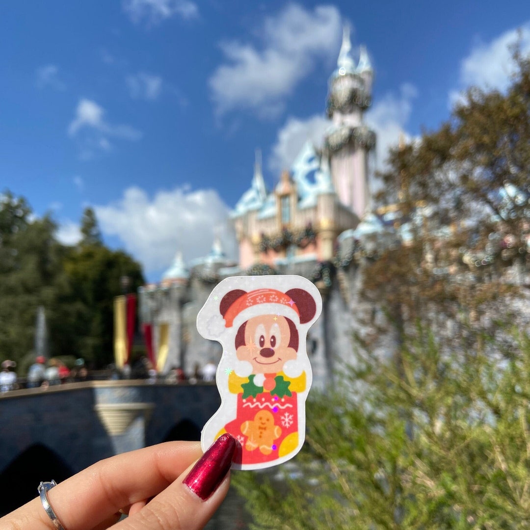 Disney Christmas Stickers Mickey and Friends Stockings - Etsy