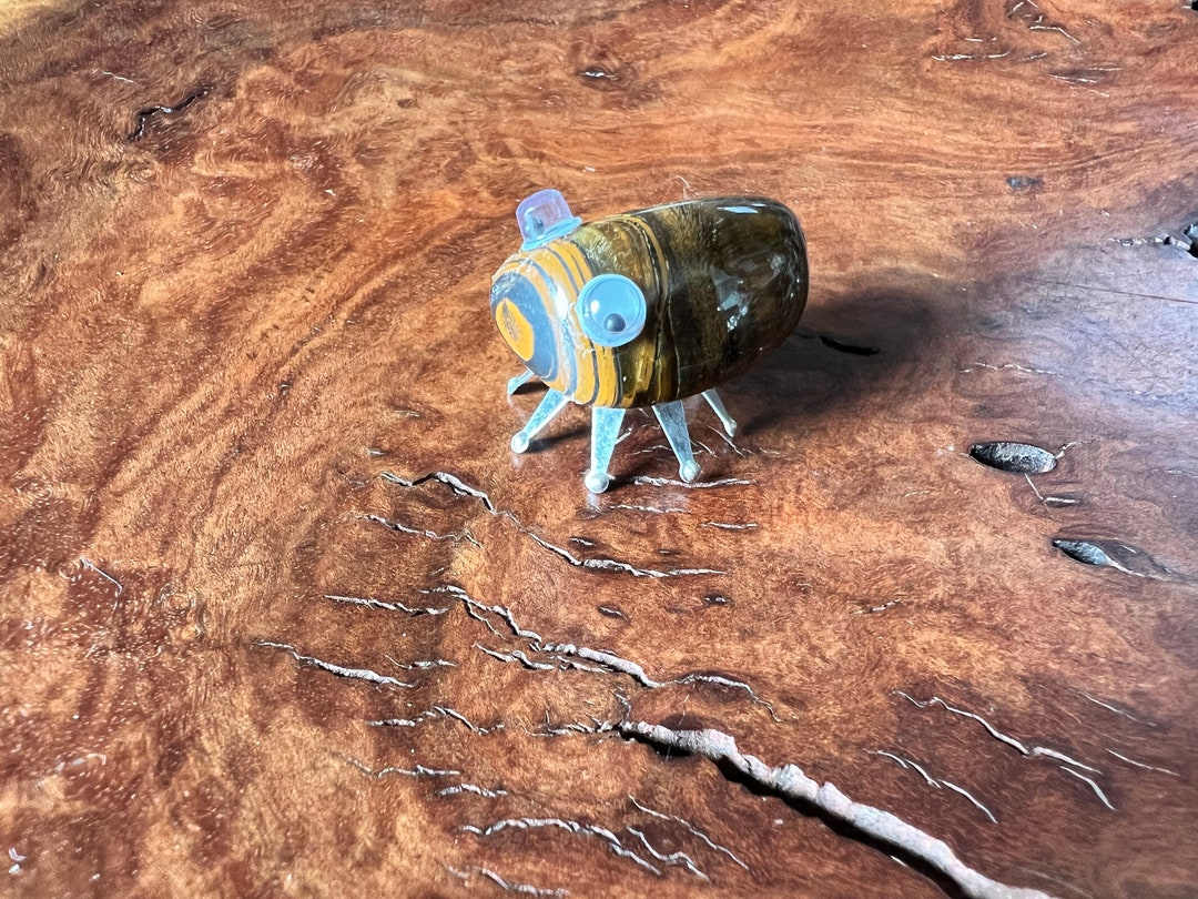Gem Bug - Tiger's Eye - Etsy