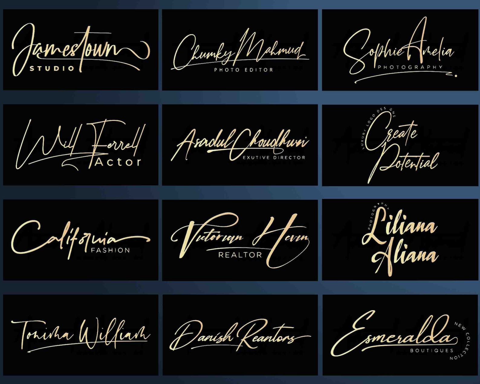 Professional Signature Logo Design, Signature Logo, Logo Design, Custom ...