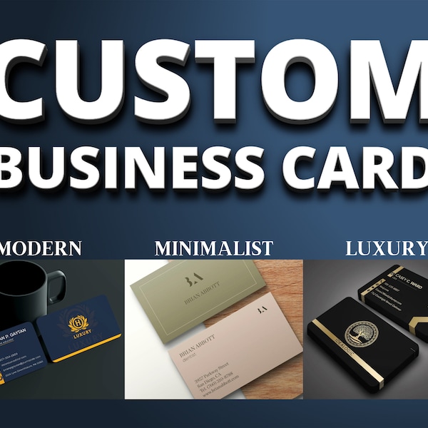 Custom Business Card - Etsy