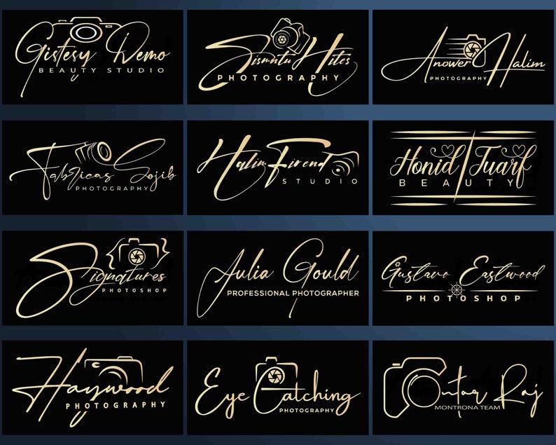 Custom Signature Logo Design, Business Branding - Etsy