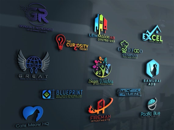 Logo Design Custom for Business Logo Design Logo Design - Etsy