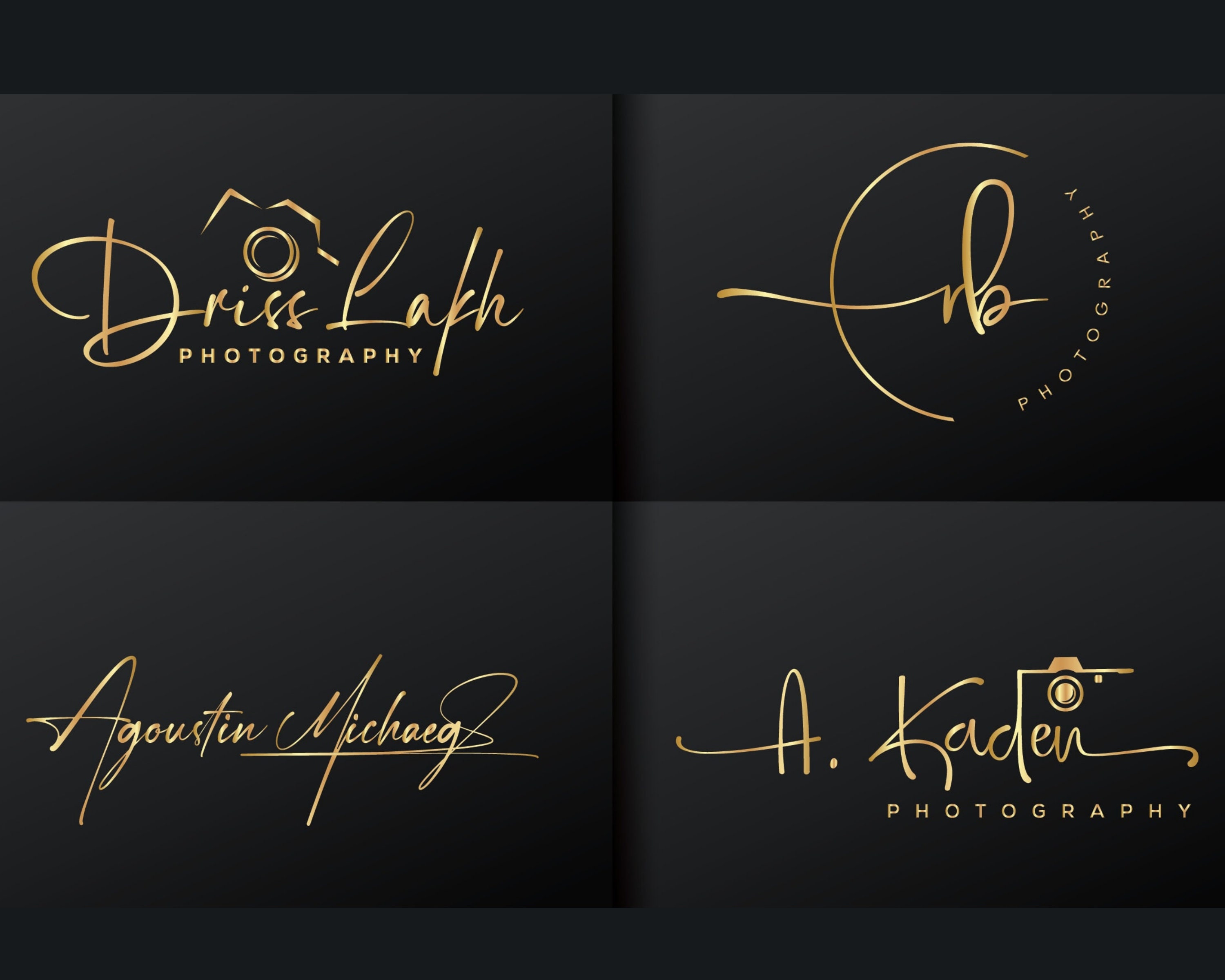 Custom Signature Logo Design, Signature Logo Photography, Custom Logo ...