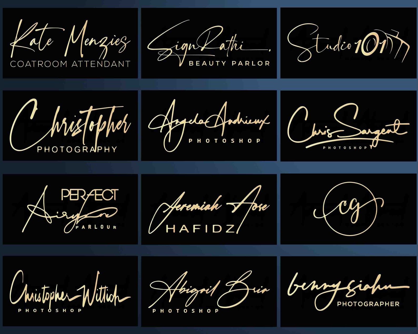 Custom Signature Logo Design, Business Branding - Etsy