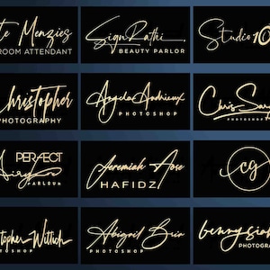 Professional Signature Logo Design, Signature Logo, Logo Design, Custom ...