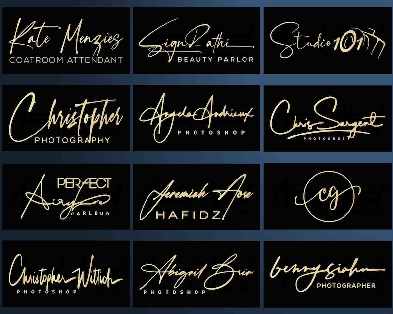 Professional Signature Logo Design, Signature Logo, Logo Design, Custom ...