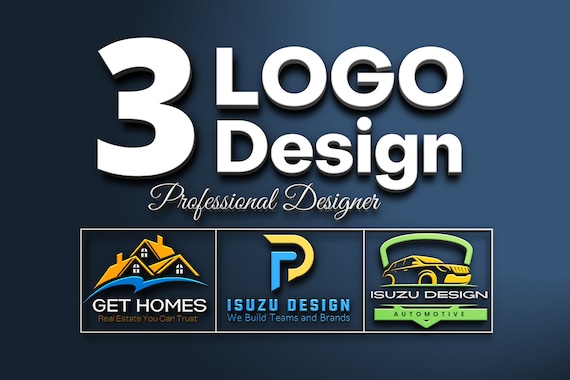 3 Professional Logo Design for Business Custom Logo Design - Etsy